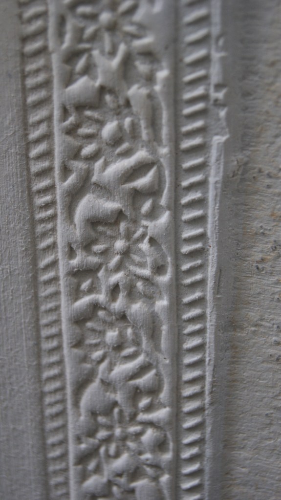 Stamped plaster work | byrnesurfaces